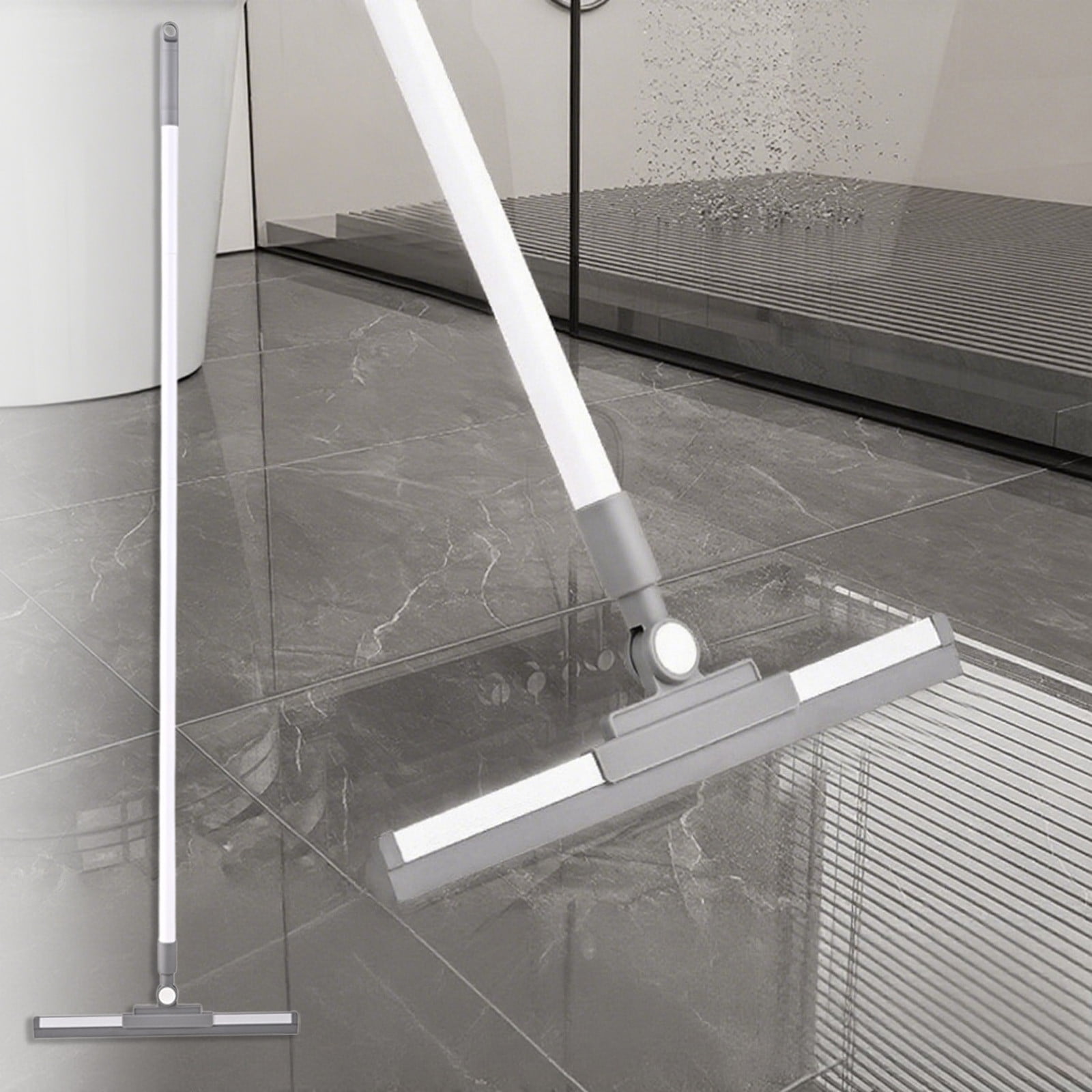 180° Swivel Head Floor Scraper with 53" Adjustable Long Handle ...