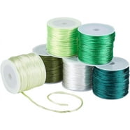 Knot Cord,100M x 0.8mm Nylon Chinese Knot Cord Rattail Macrame ...