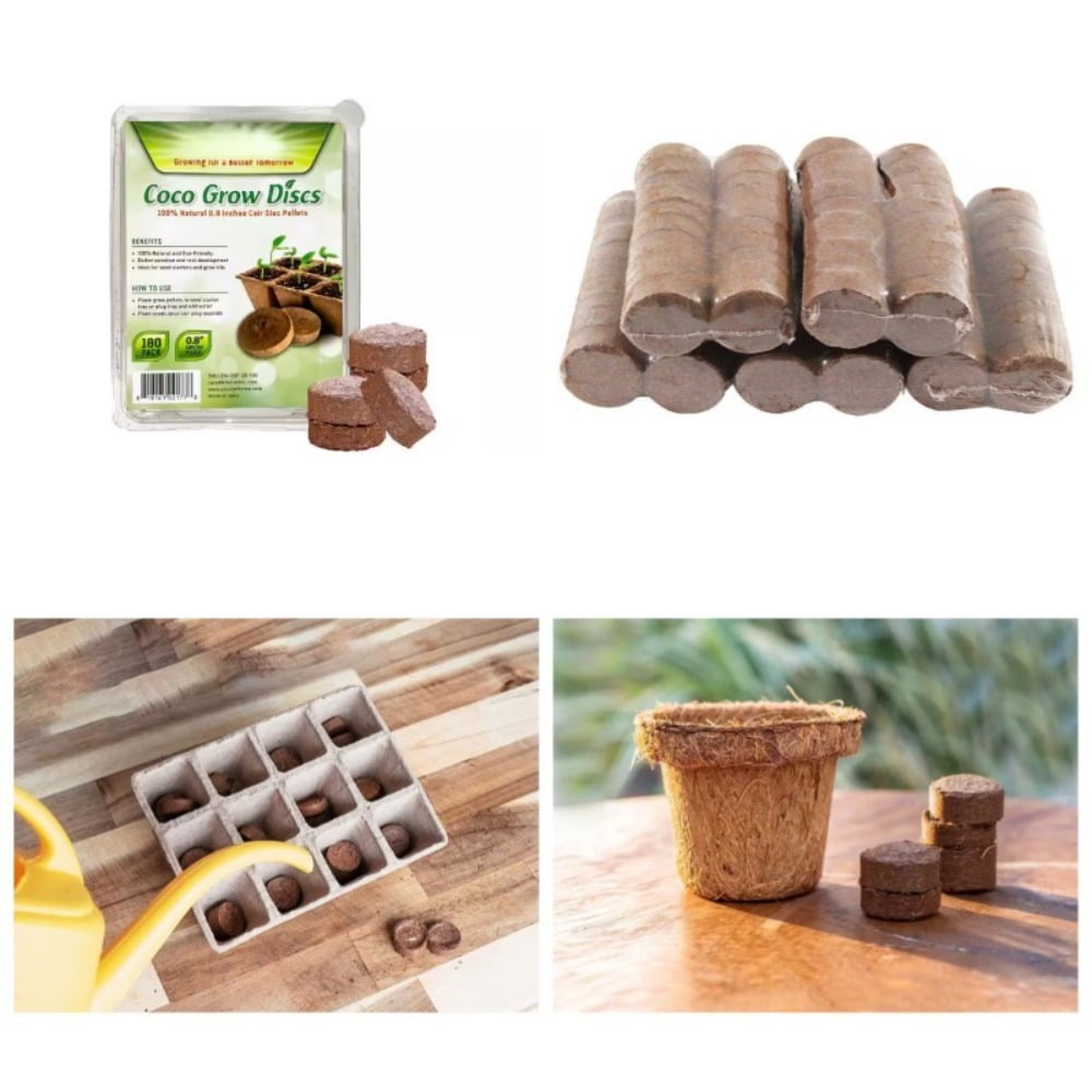 180 packs of 0.8-inch coconut shell wafers. Compress the soil particles ...