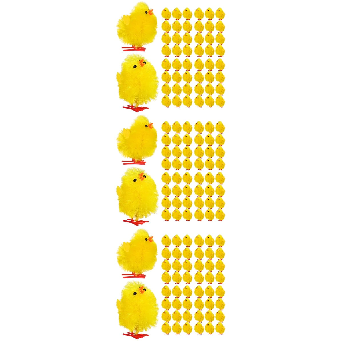 180 pcs Easter Chicks Plush Easter Chicks Mini Chicks Fuzzy Chicks ...