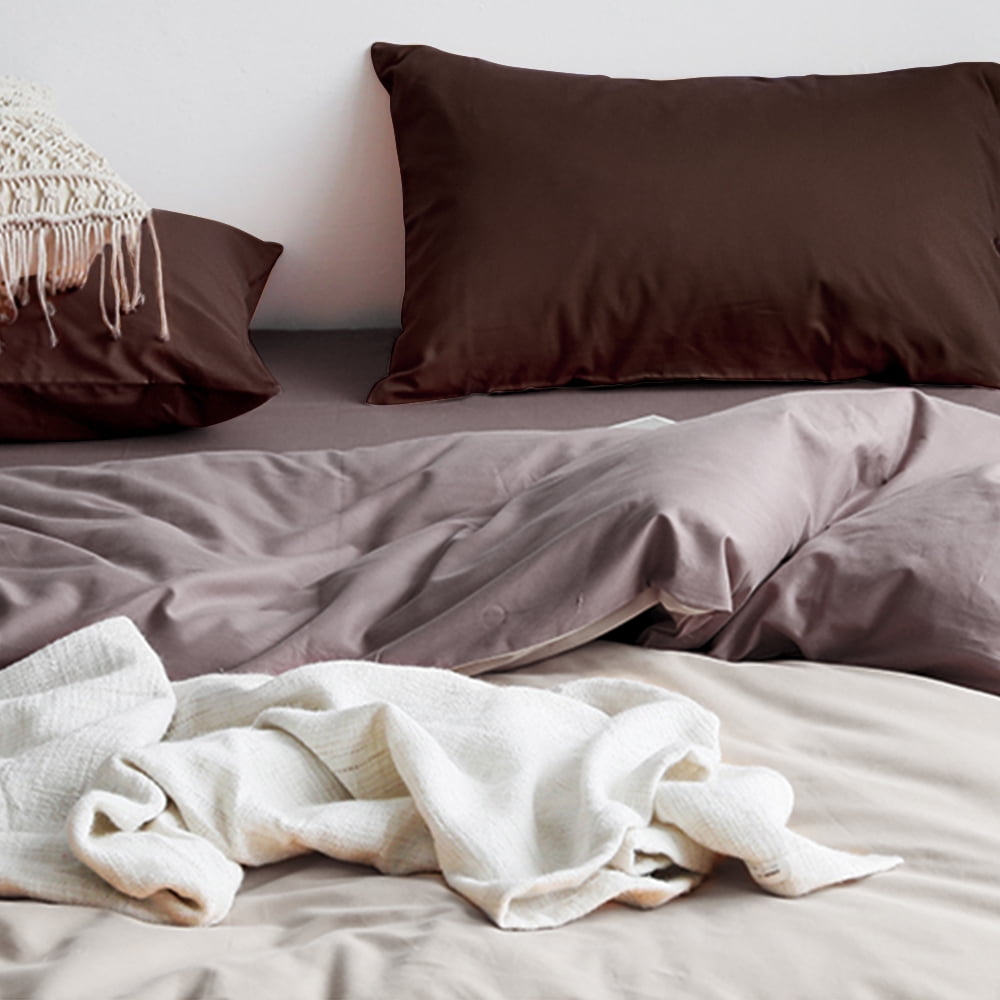1800 Count Double Brushed Microfiber Envelope Pillowcases Set of 2 ...