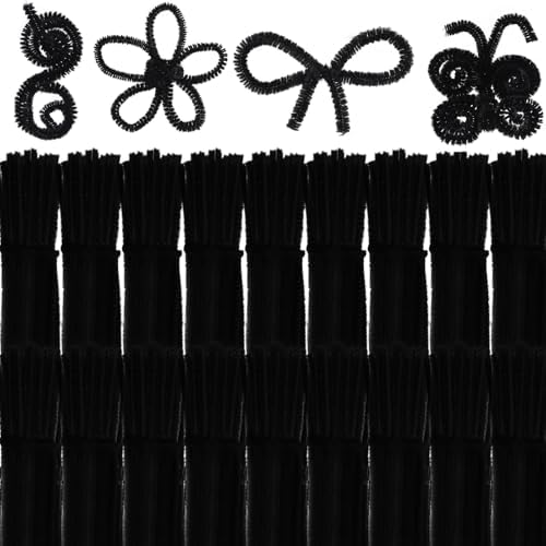 1800 Pcs Pipe Cleaners 6 mm x 12 Inch Chenille Stems Pipe Cleaners ...