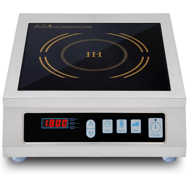 1800 Watts / 120V Induction Cooktop Commercial Countertop Induction ...