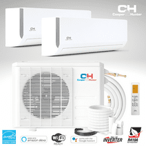 Everwell 18000 BTU 16 Seer 220V Inverter Ductless Mini Split Air ...