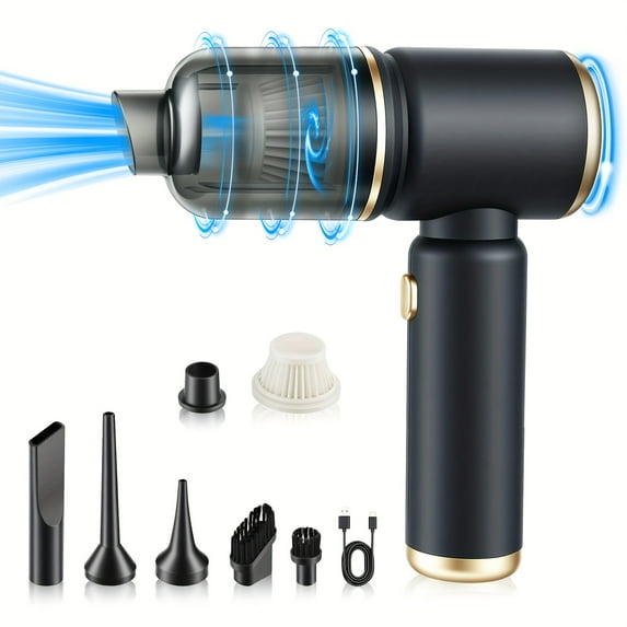 18000PA 120W Cordless Handheld Vacuum - 2-In-1 Air Duster & Car Vacuum ...