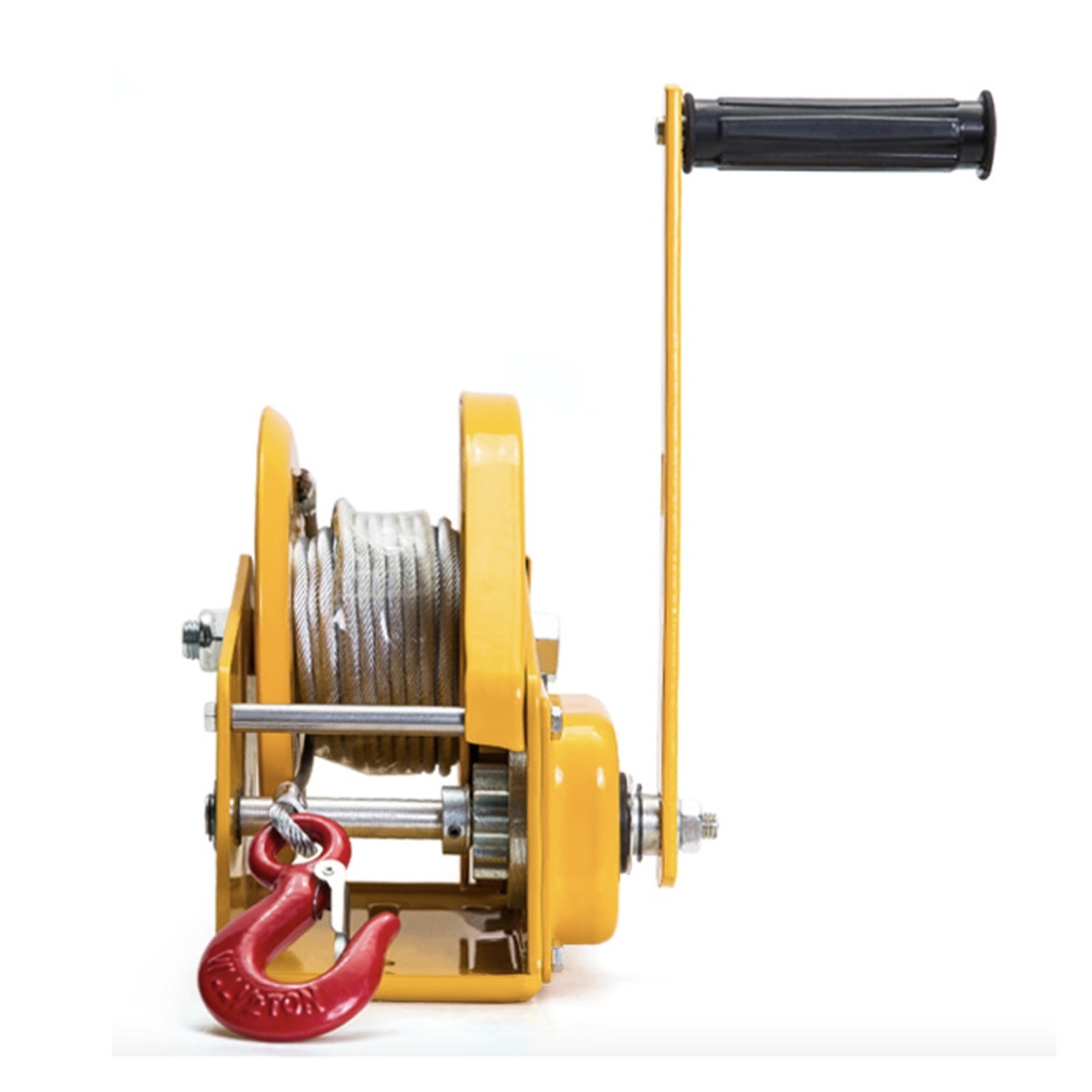 1800LB Hand Crank Two-Way Self-Locking Manual Winch, Household Small ...