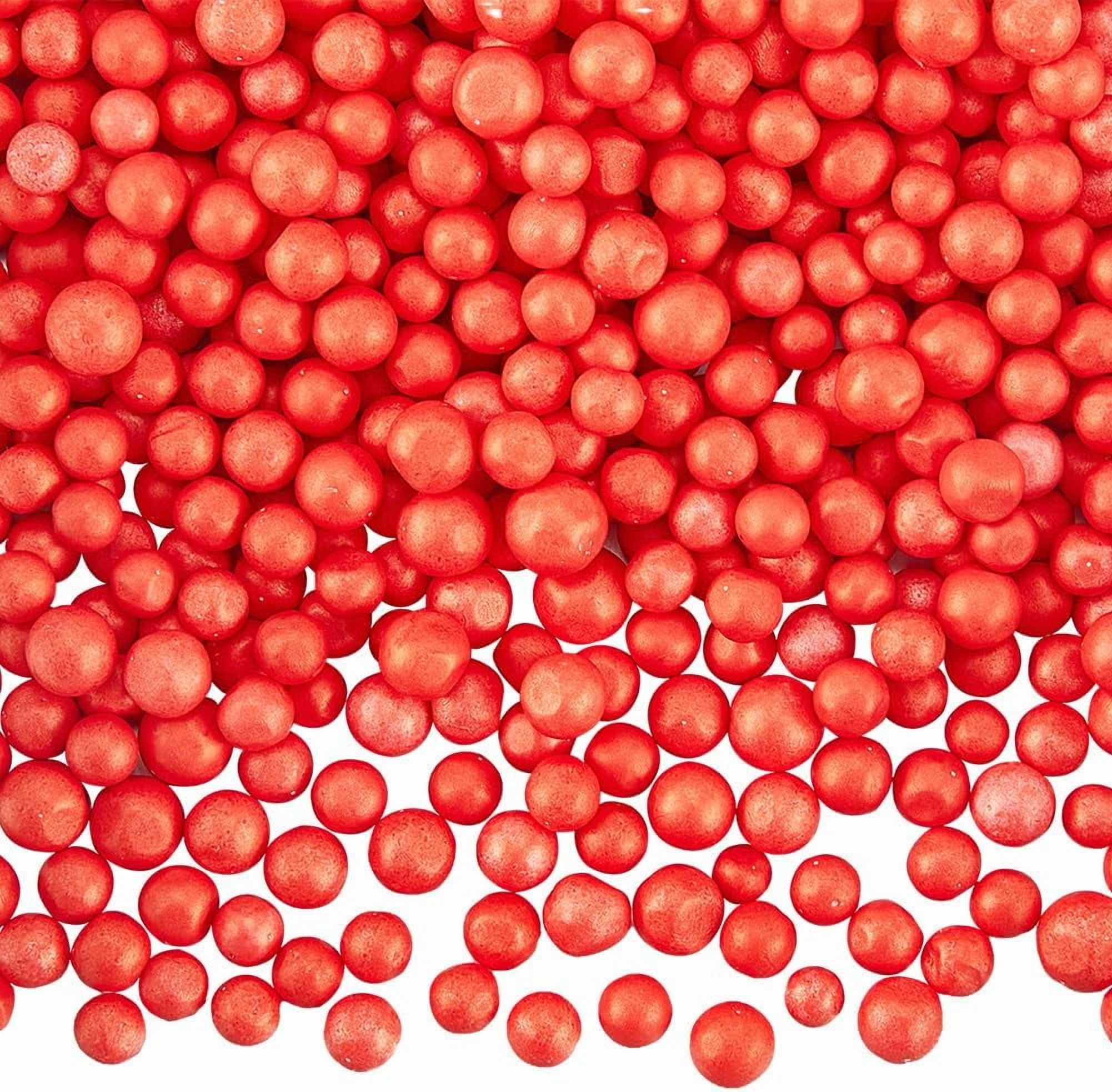 1800Pcs Foam Ball Fillers Red Ball Vase Filler Bulk Microfoam ...