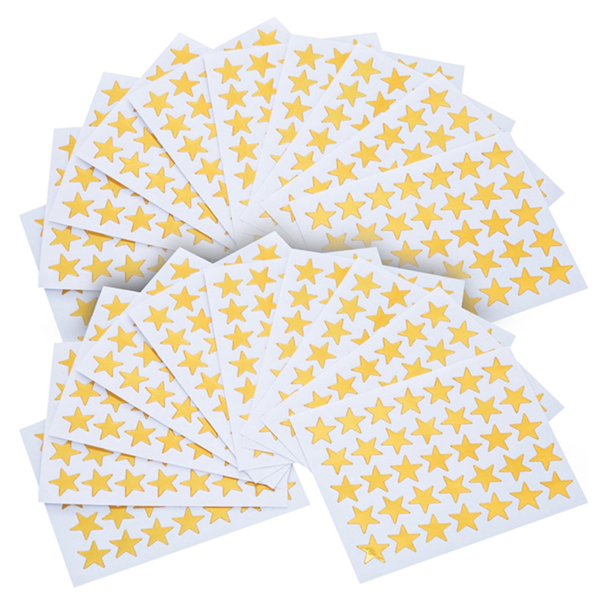 1800Pcs Gold Star Stickers, 0.51" Reward Stickers for Children, Small ...