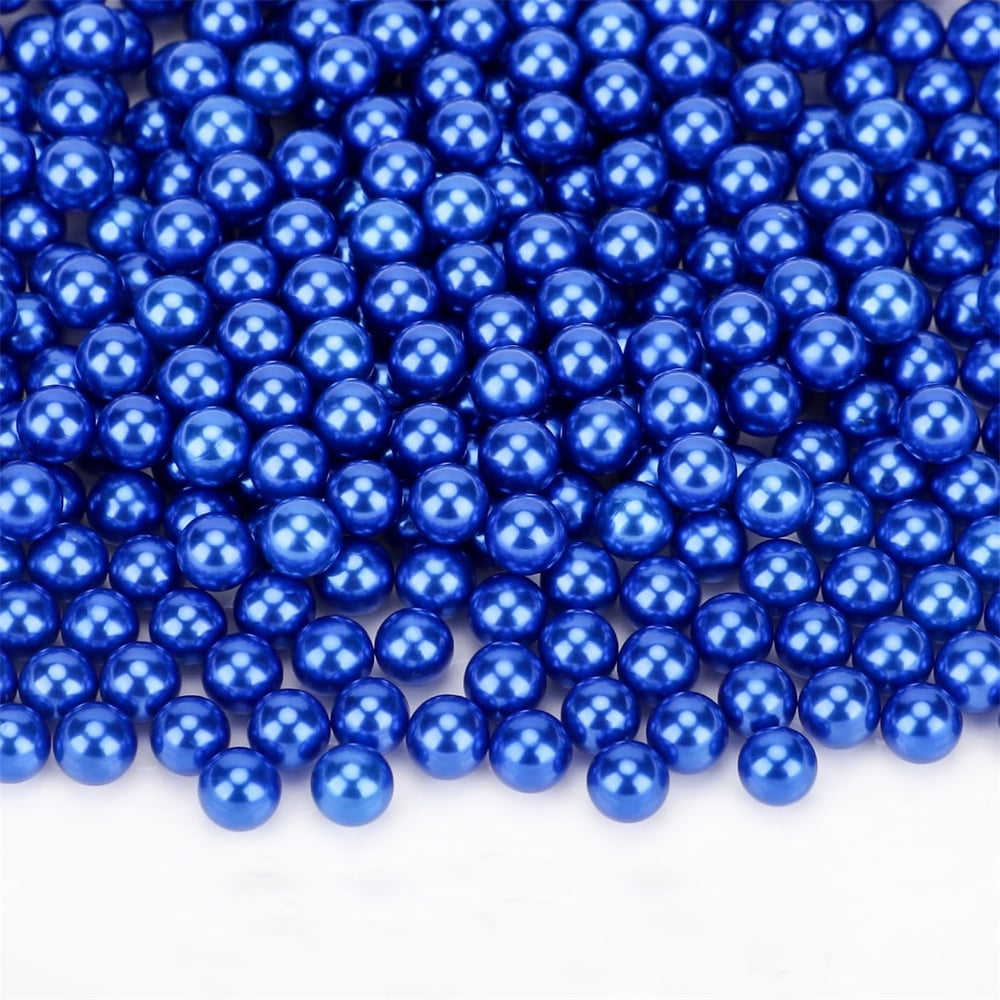 1800Pcs Navy Blue Vase Filler Pearl Beads for Centerpieces Vases ...