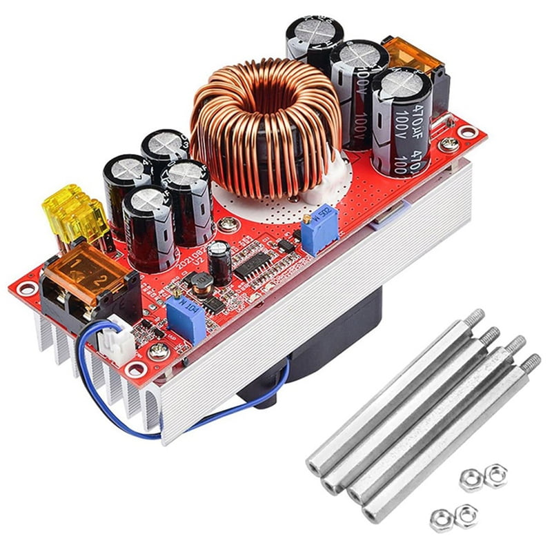 1800W DC-DC Boost Converter 40A Adjustable Voltage 10-60V to 12-90V for ...