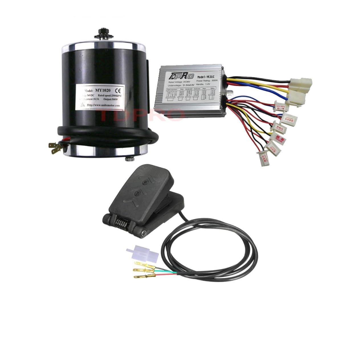 1800W Electric Brushless DC Motor Kit, 48V 4500rpm Motor with 32A Speed ...