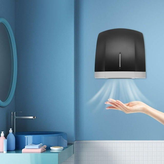 1800W Electric Compact Automatic Hand Dryer, High Speed Hot Cold Air ...