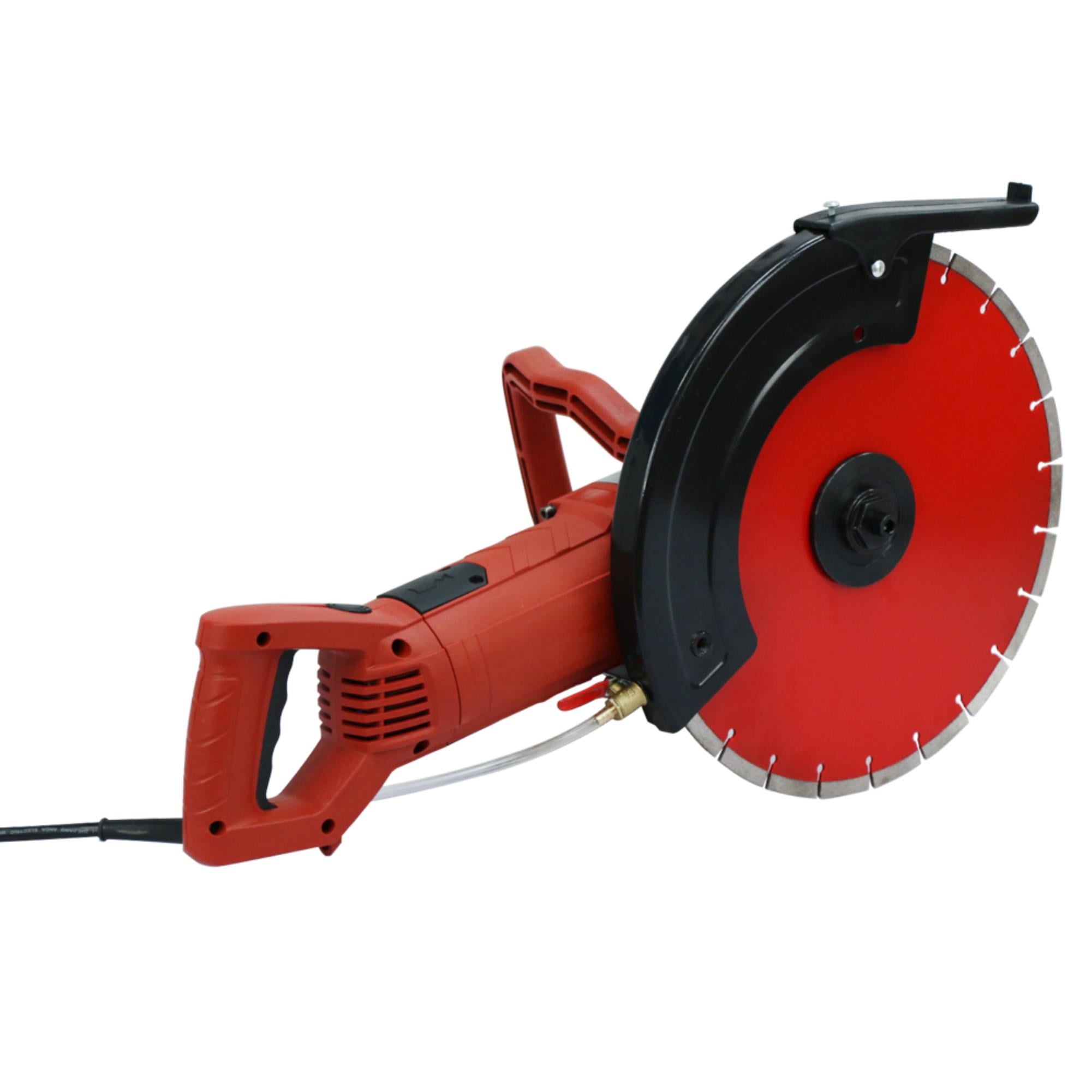 1800W Electric Concrete Saw - 14 Wet/Dry Cutter with Water Pump & Blade ...