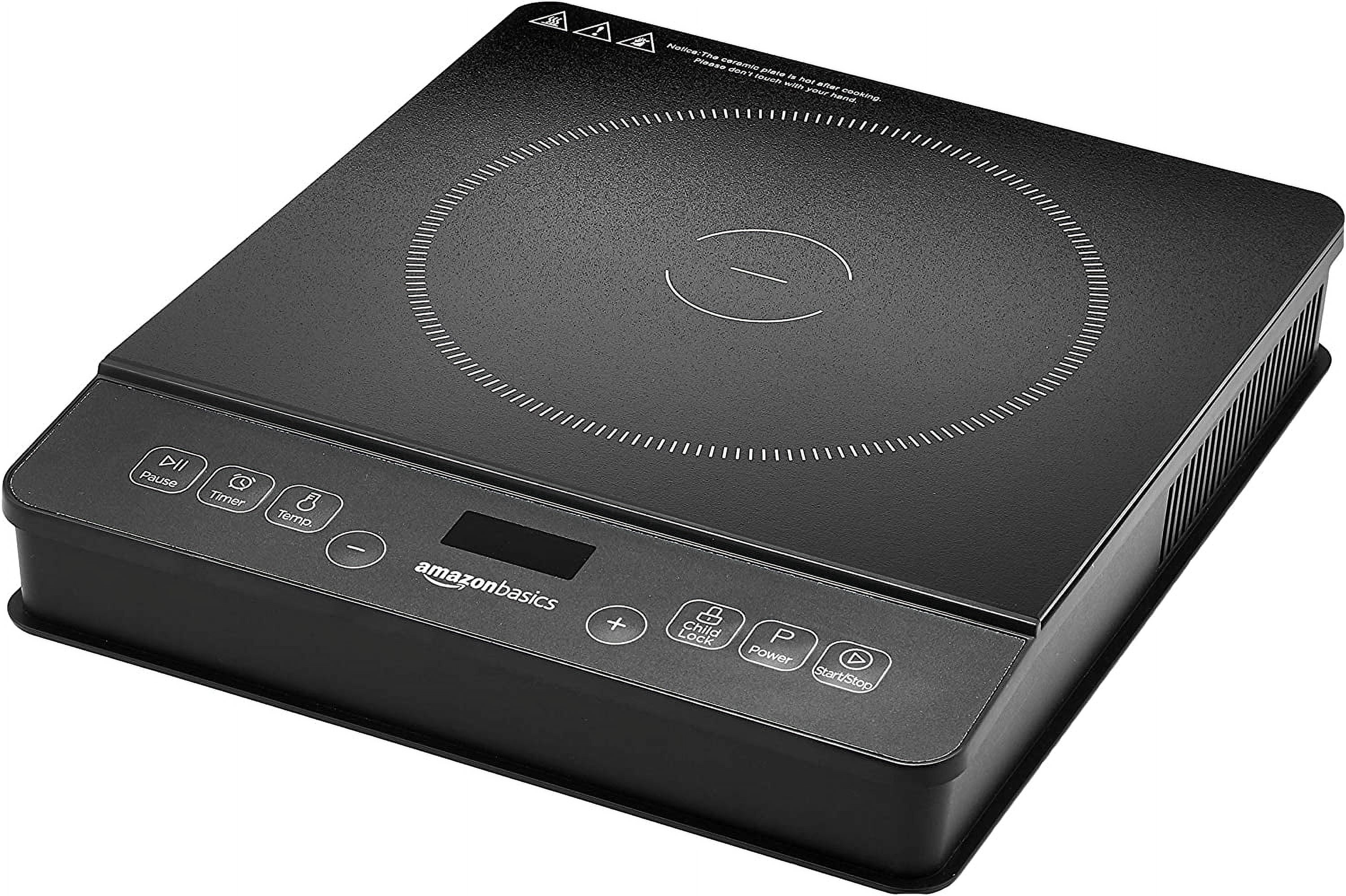 1800W Electric Portable Induction Cooktop, Induction Burner with Child ...