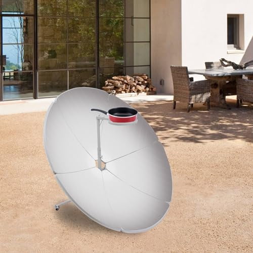 1800W Parabolic Solar Cooker High Efficiency Sun Oven 700-1000°C ...