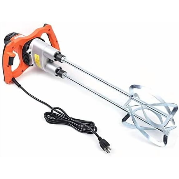 1800W Portable Electric Concrete Mixer 110V M14, Handheld Rod Grout ...