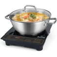 1800W Portable Induction Cooktop, Countertop Burner Included 5.7 Quarts ...
