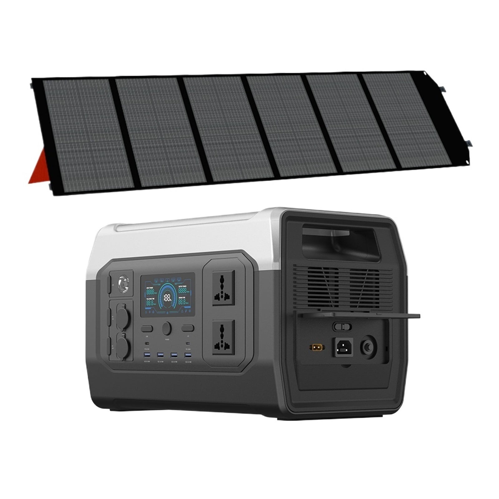1800W Portable Power Station Solar Energy Storage Power 320000mAh ...