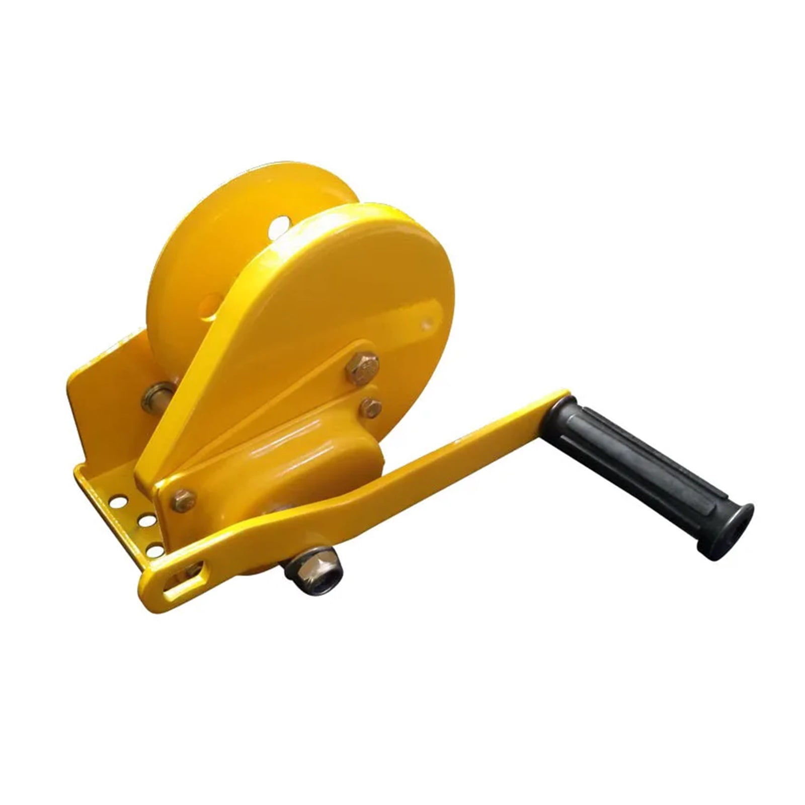 1800lbs Manual Hand Winch With Brake, Automatic Hand Crank Tripod Winch Vertical Lifting Capstan ...
