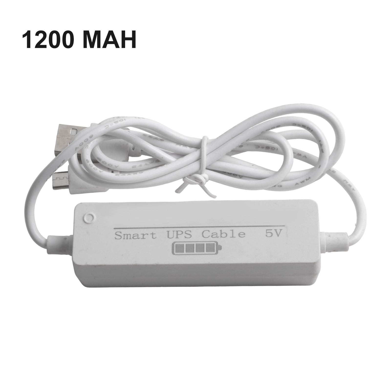 1800mAh 5V UPS Backup Battery Uninterruptible Power Supply For Wifi IP ...