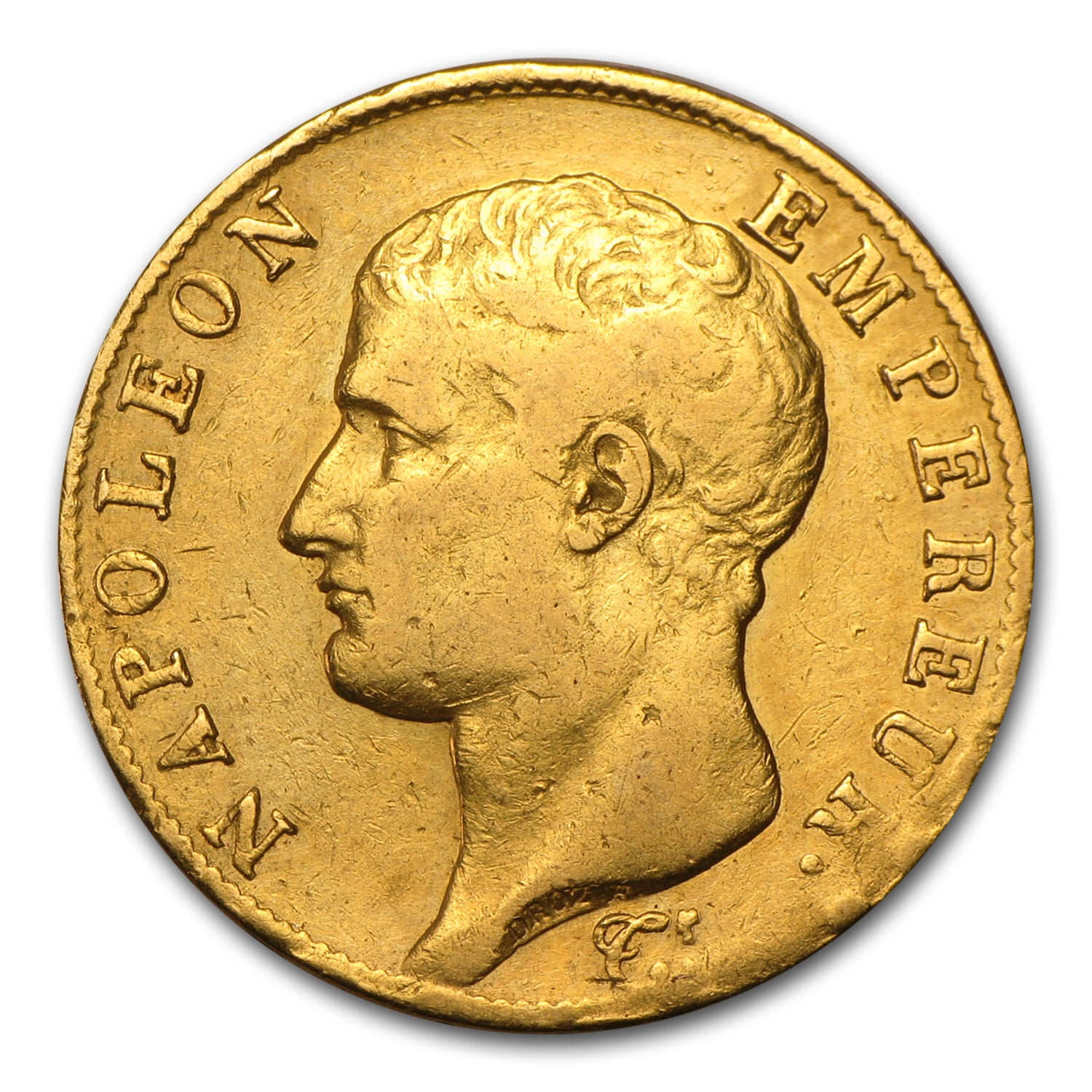 1802-1806 (AN11/AN14) France Gold 40 Francs Avg Circ - Walmart.com