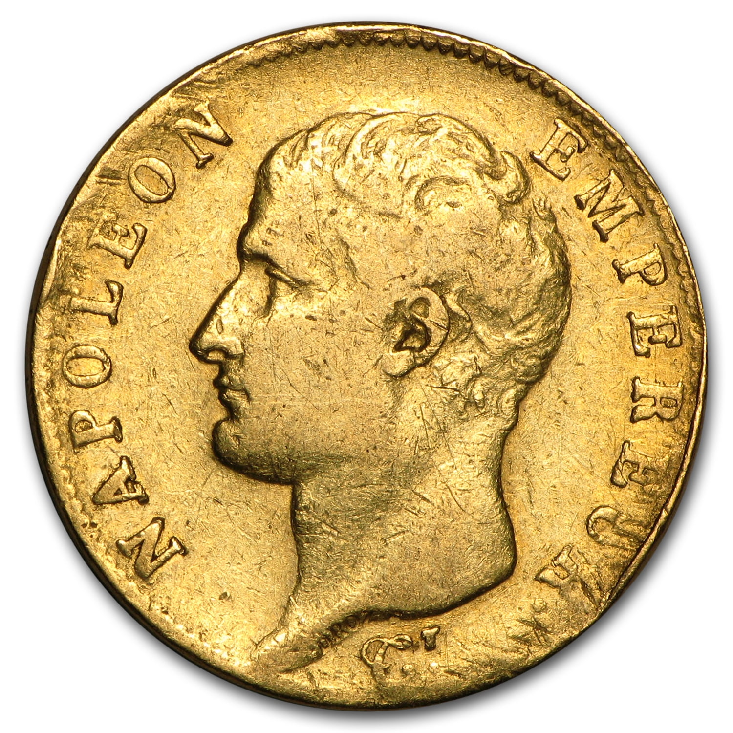 1806-A France Gold 20 Francs Napoleon I Avg Circ - Walmart.com