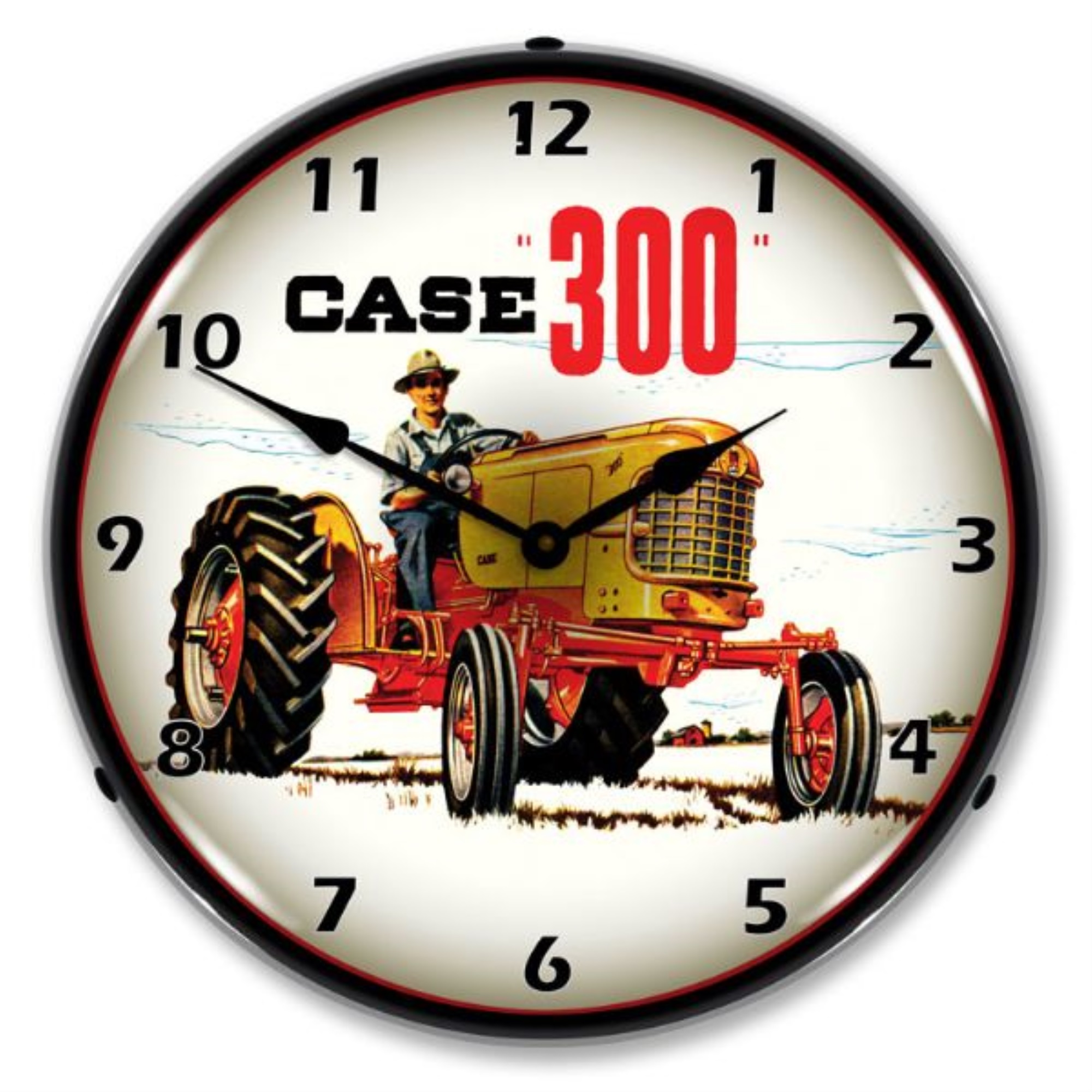 1806848 Case 300 Tractor clock - Made in USA - Walmart.com