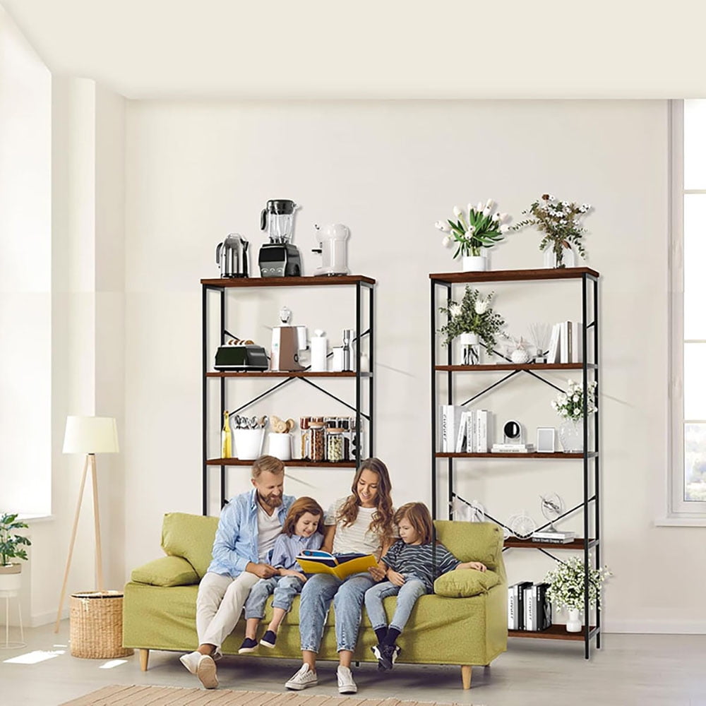 180CM Adjustable 5-Layer Storage Rack with Stabilizer - Versatile ...