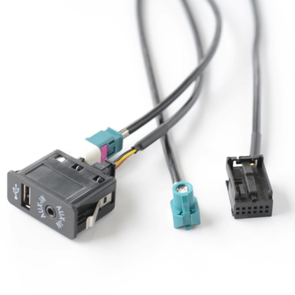 180Cm Car Usb Interface + Cable Black 5V For Bmw For Evo For Nbt Host ...
