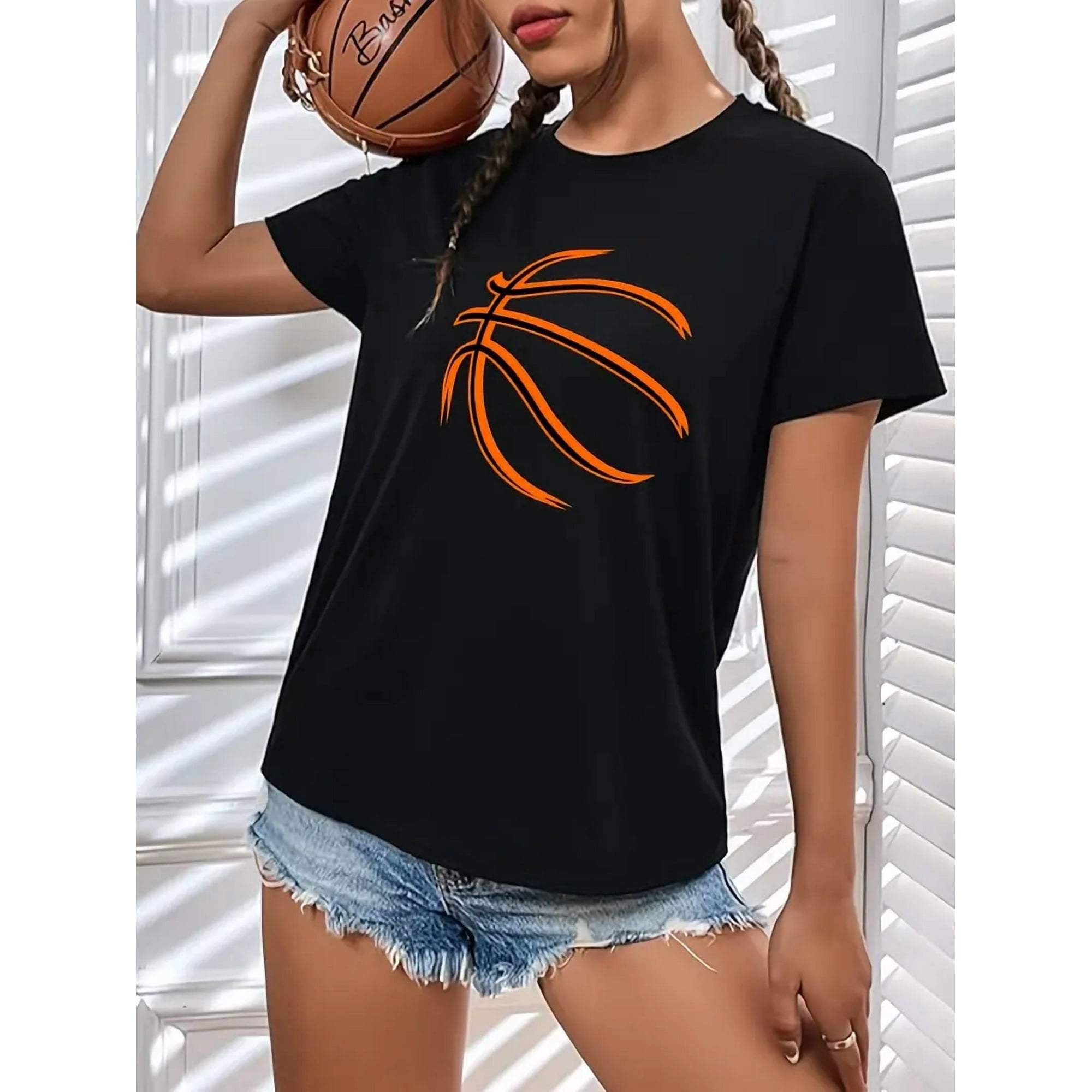 180G T-Shirt, Ladies' Short-Sleeved T-Shirt, Printing Trend, Soft And Comfortable Skin-Friendly ...