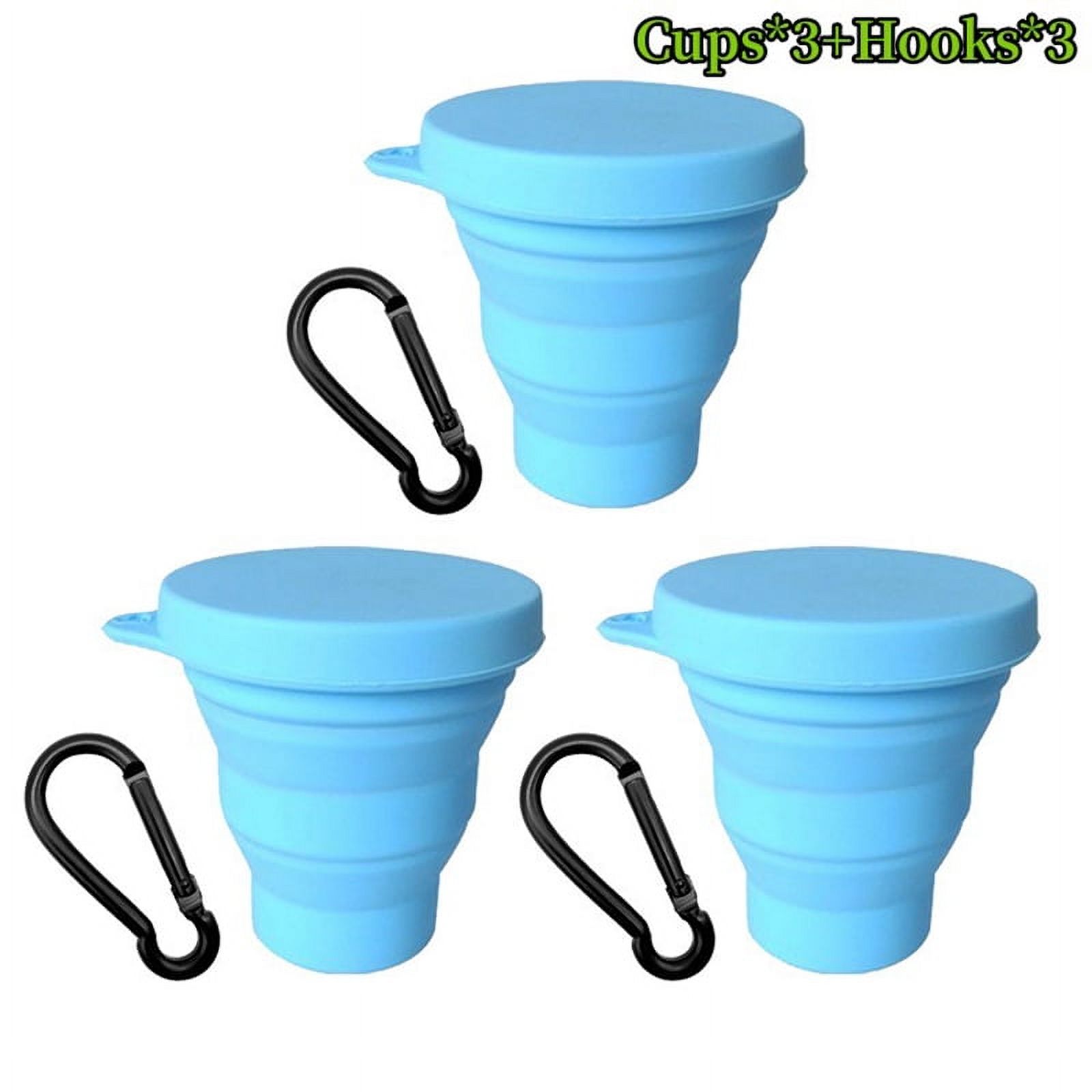 180ML Folding Cup Mini Retractable Cup Silicone Portable Teacup Outdoor ...