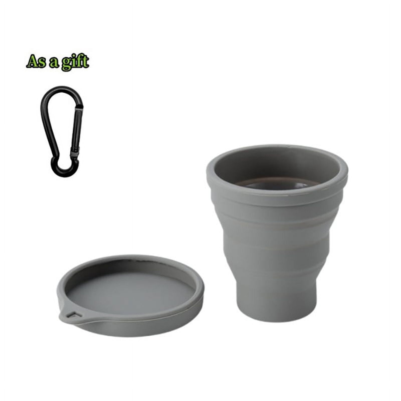 180ML Folding Cup Mini Retractable Cup Silicone Portable Teacup Outdoor ...