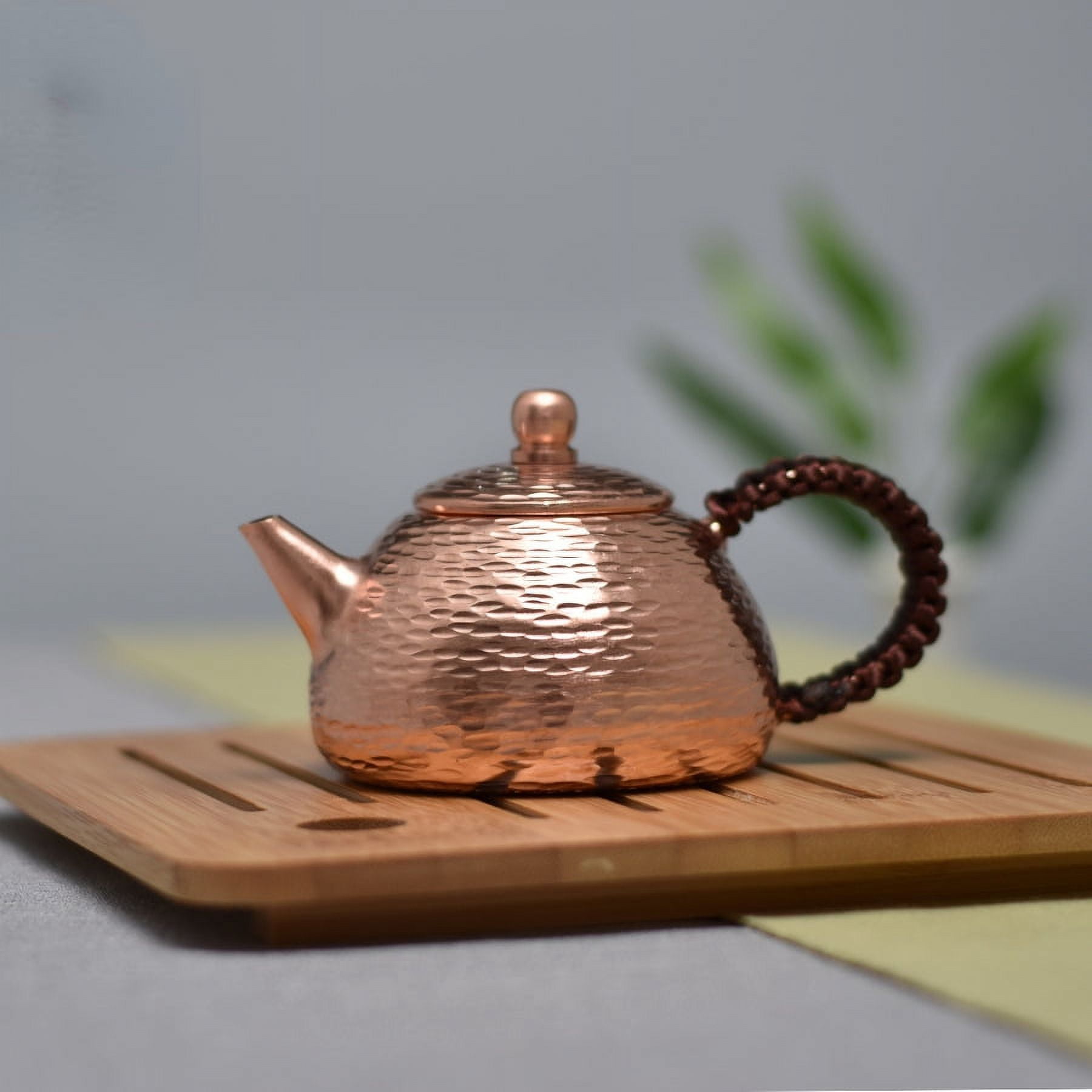 180ML Small Pure Copper Teapot All Handmade Small Copper Pot Hammer ...