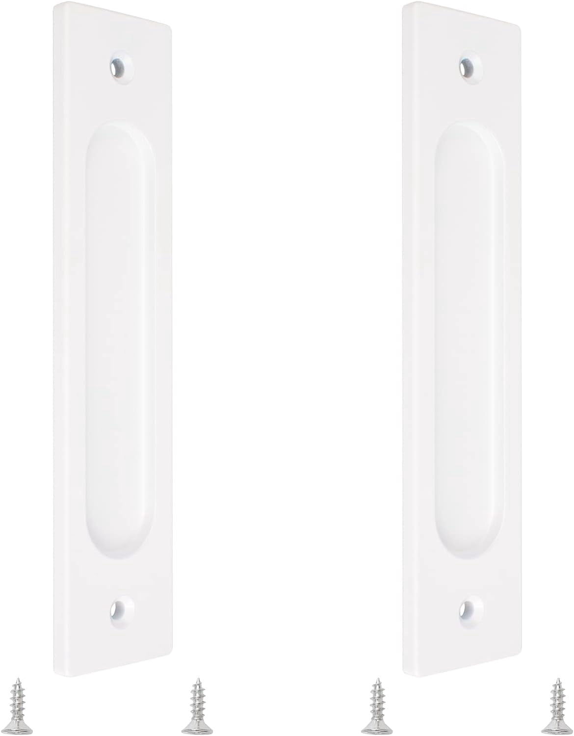 180MM Rectangular Recessed Sliding Door Pulls, 2pcs Warm White Flush ...