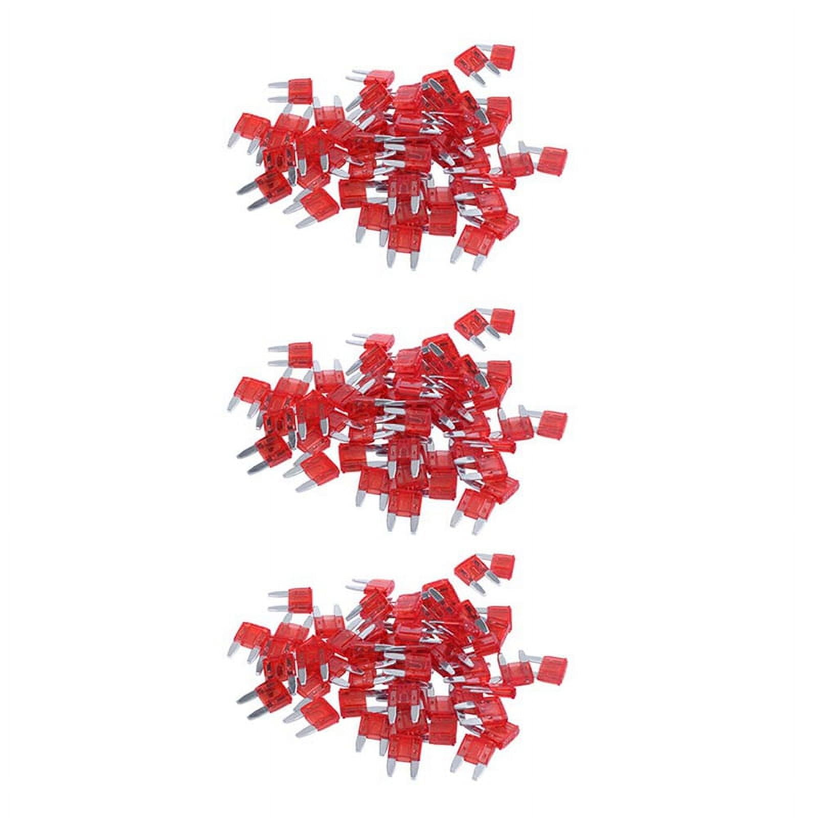 180PCS 10A 10A Auto Mini Blade Fuses Red for Car - Walmart.com