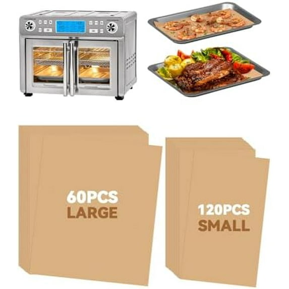 180PCS Air Fryer Parchment Paper Liners Compatible with Emeril Lagasse ...