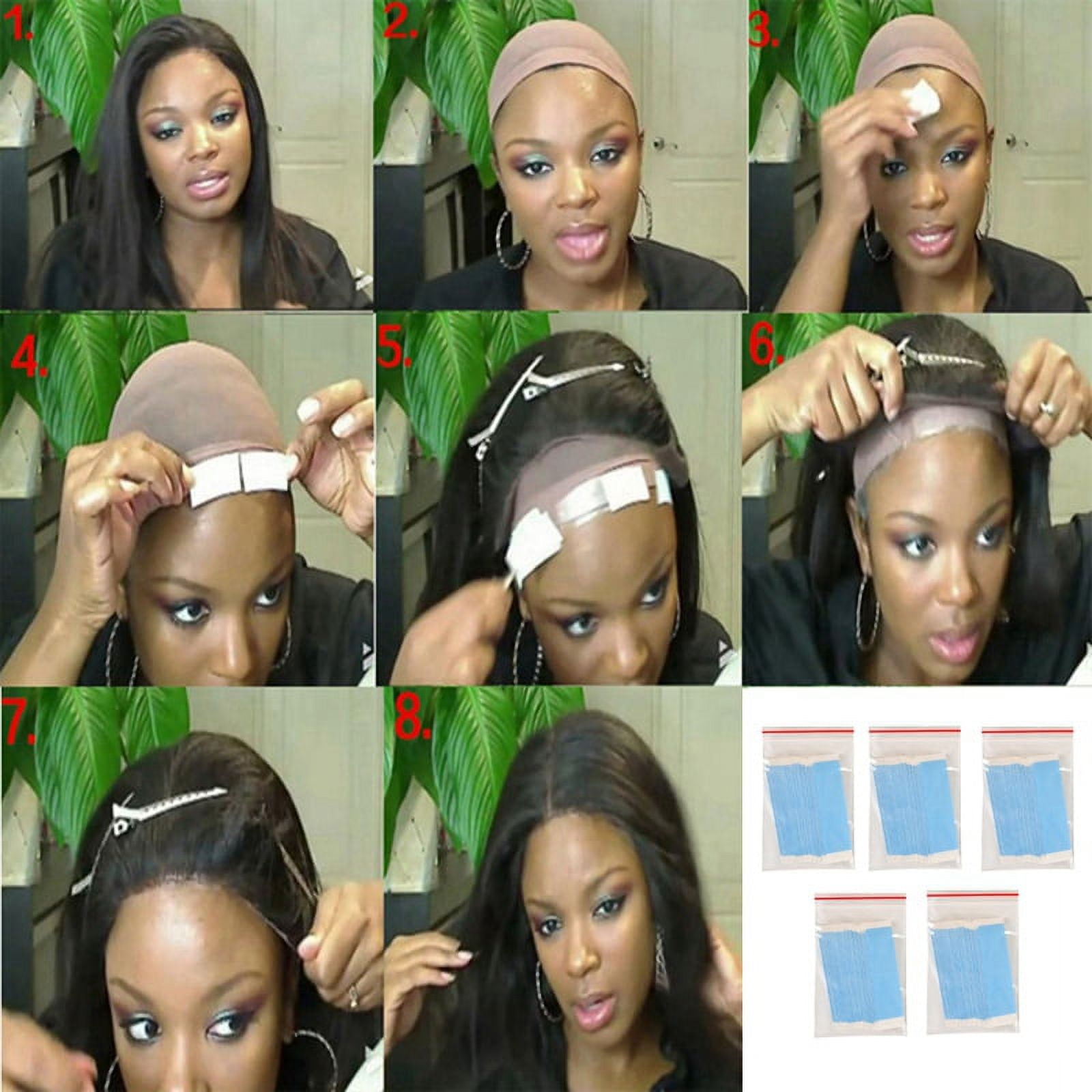 180Pc/Lot Strong Wig Tape Double Sided Adhesive Extension Hair Tape ...