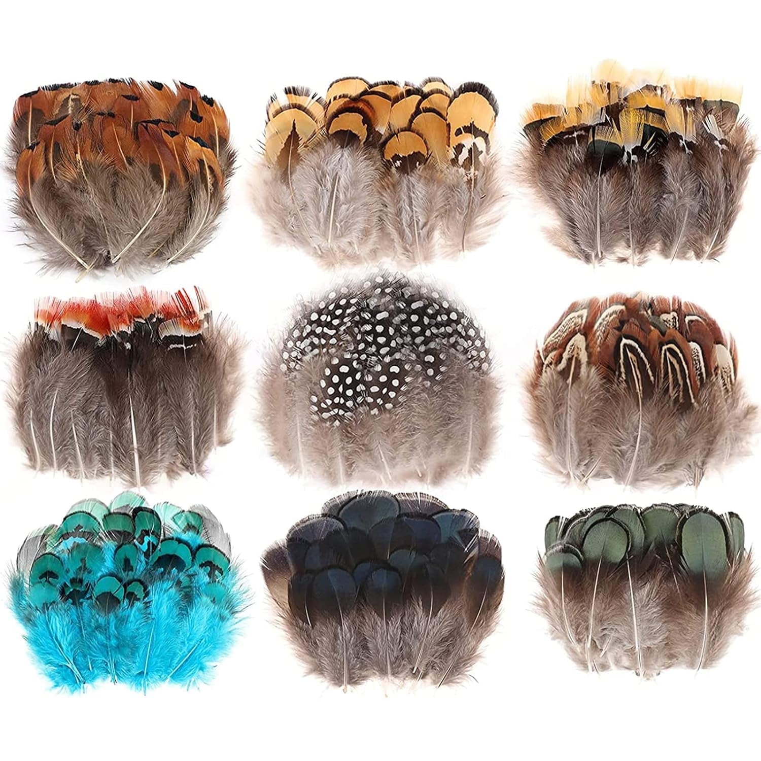 180PCS 9 Styles Assorted Crafts Feathers, DIY Dreamcatcher Crafts Art ...