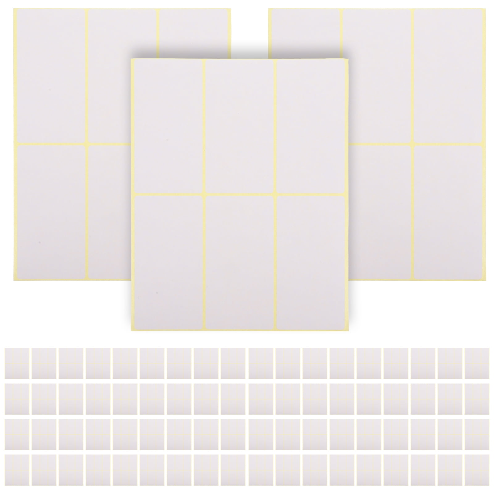180Pcs Blank Labels Stickers Sticky Classification Labels Blank Label ...
