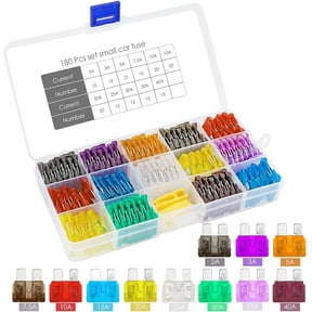 Nilight, Auto Fuse Set, 140PCS Low Profile Mini Blade Fuses, 2A-40A ...