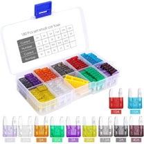 Nilight 140Pcs Low Profile Mini Blade Fuse Assortment, 2A 3A 5A 7.5A ...