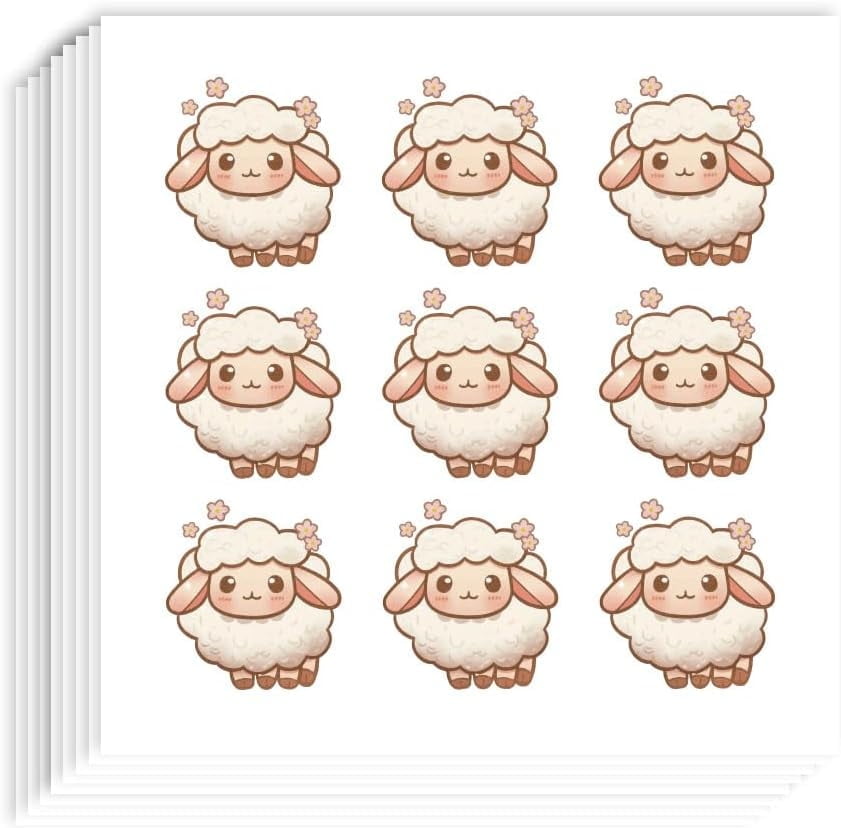 180Pcs Sheep Planner Stickers 0.94x0.86 Inch Self-Adhesive Lamb ...