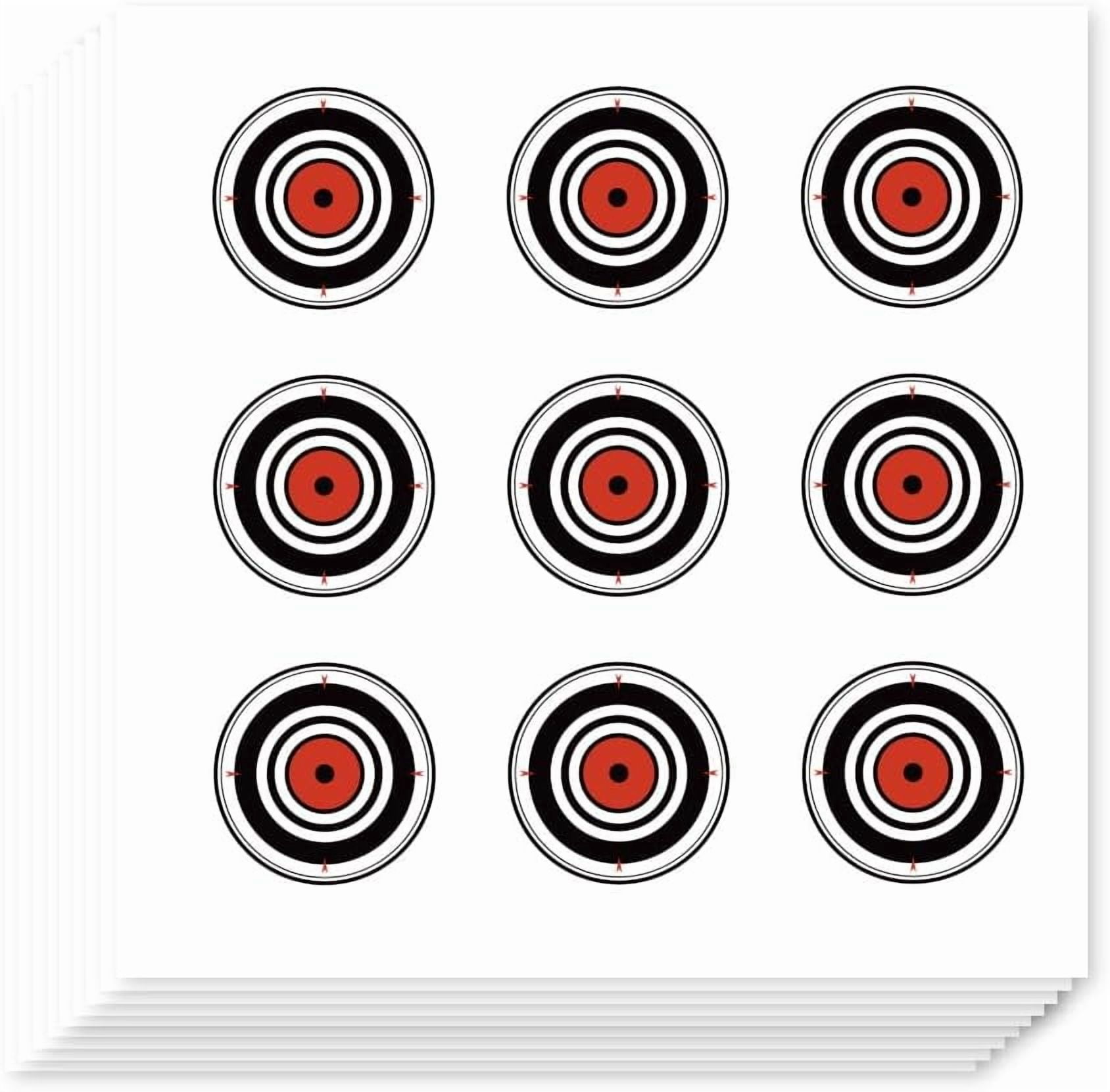 180Pcs Target Sniper Scope Bullseye Stickers 1 Inch Bull's Eye Self ...