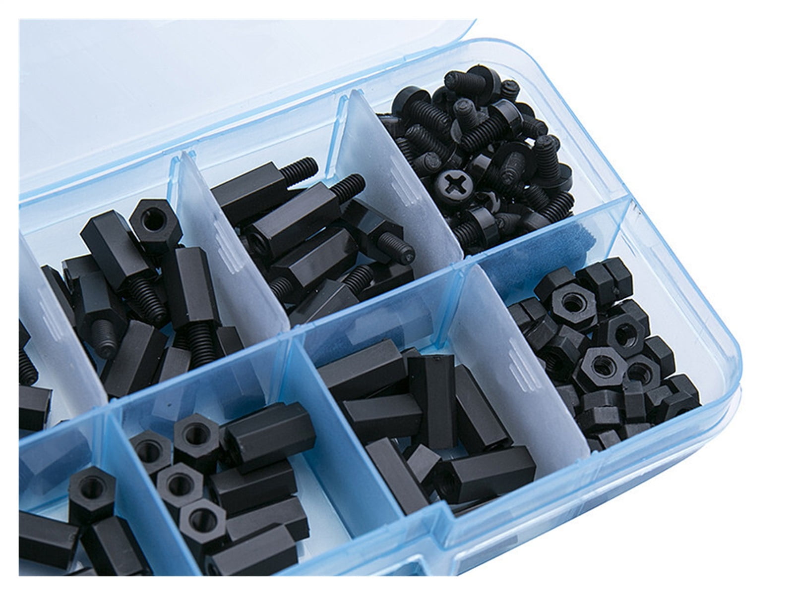 180Pcs/lot M2 M2.5 M3 Female Male Hex Nylon Standoff Spacer Column For ...