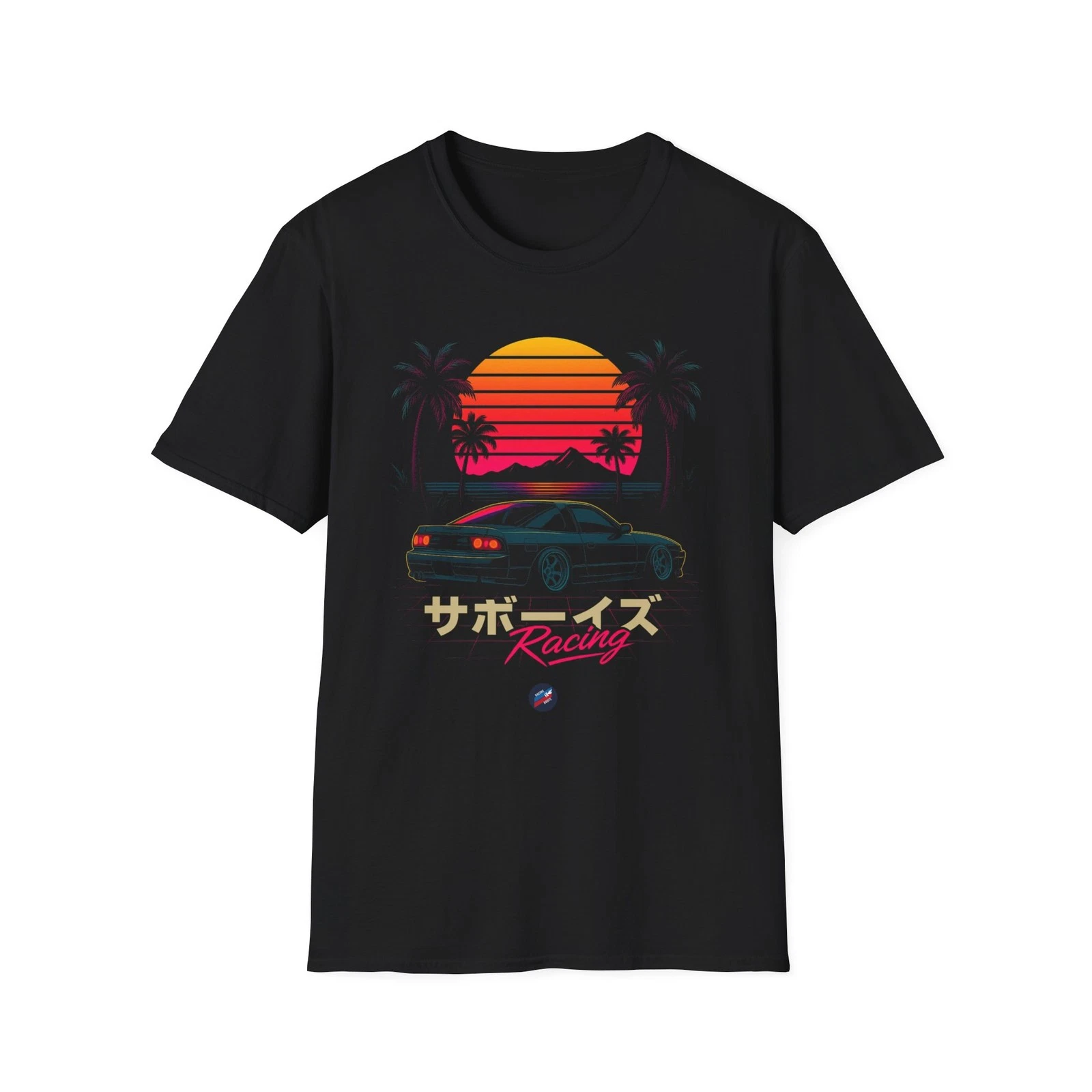 180SX Sunset Racing Shirt – Retro JDM Vaporwave Car Tee for Street Fans ...