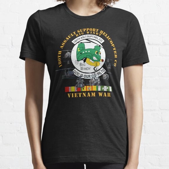 180Th Ashc Big Windy W Vn Svc Essential T-shirt - Walmart.com