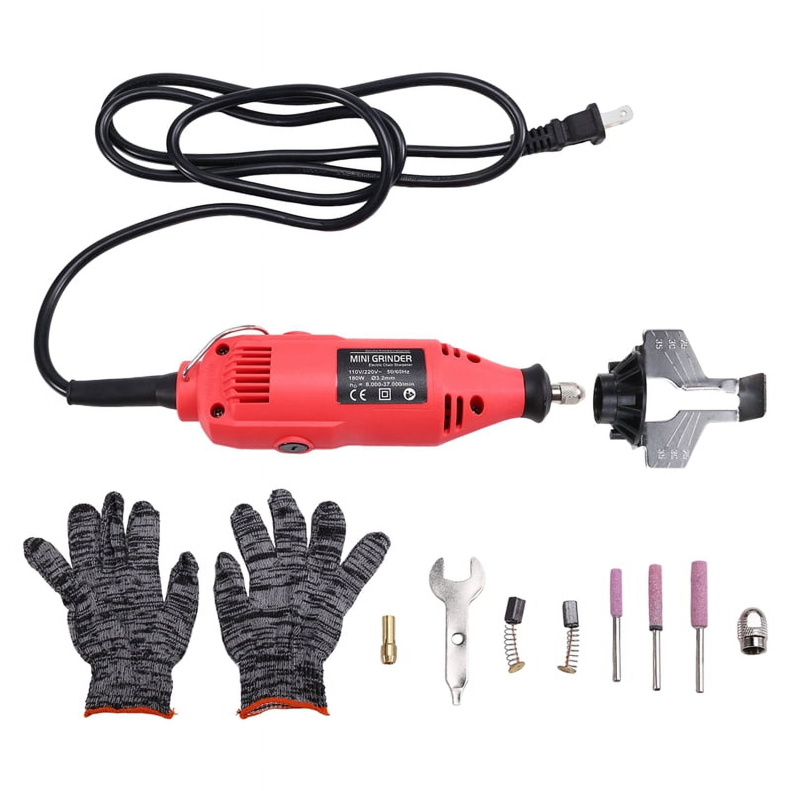 180W 5 Gears Electric Power Grinder Machine Electric Saw Grind Chainsaw ...