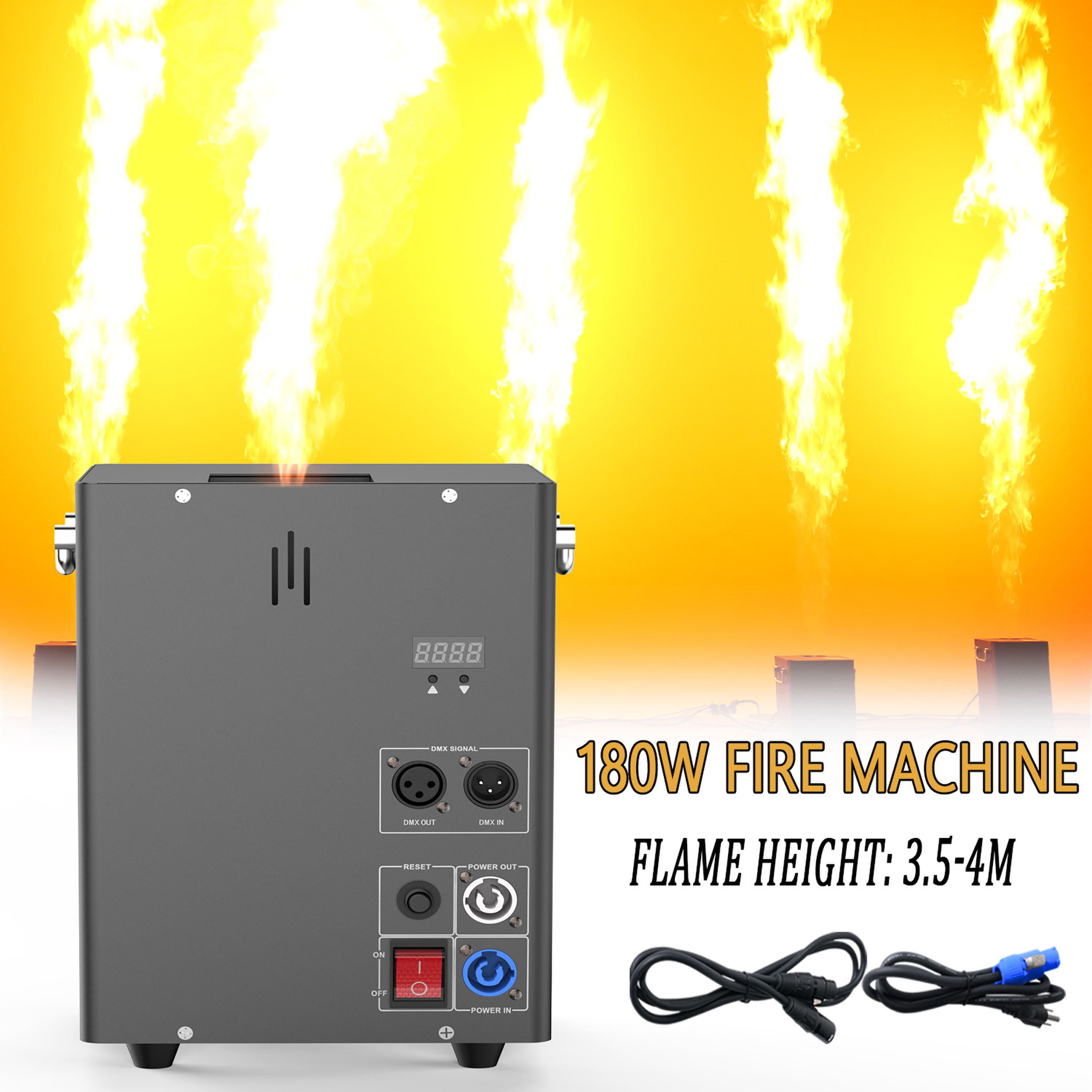 180W Flame Spraying Projector DMX DJ Stage Fire Effect Aerosol Single ...