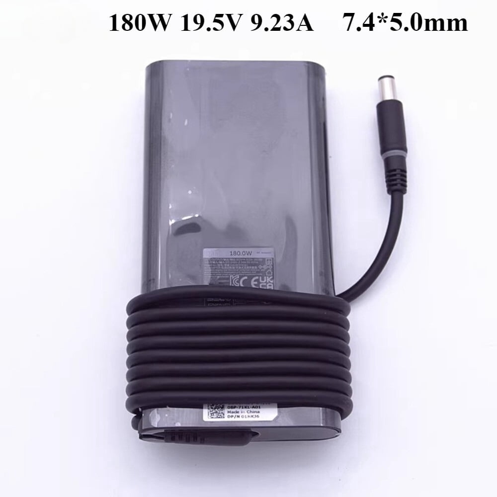 180W Laptop Charger for Dell Vostro 15 Alienware 13 15 7.4*5.0mm Tip ...