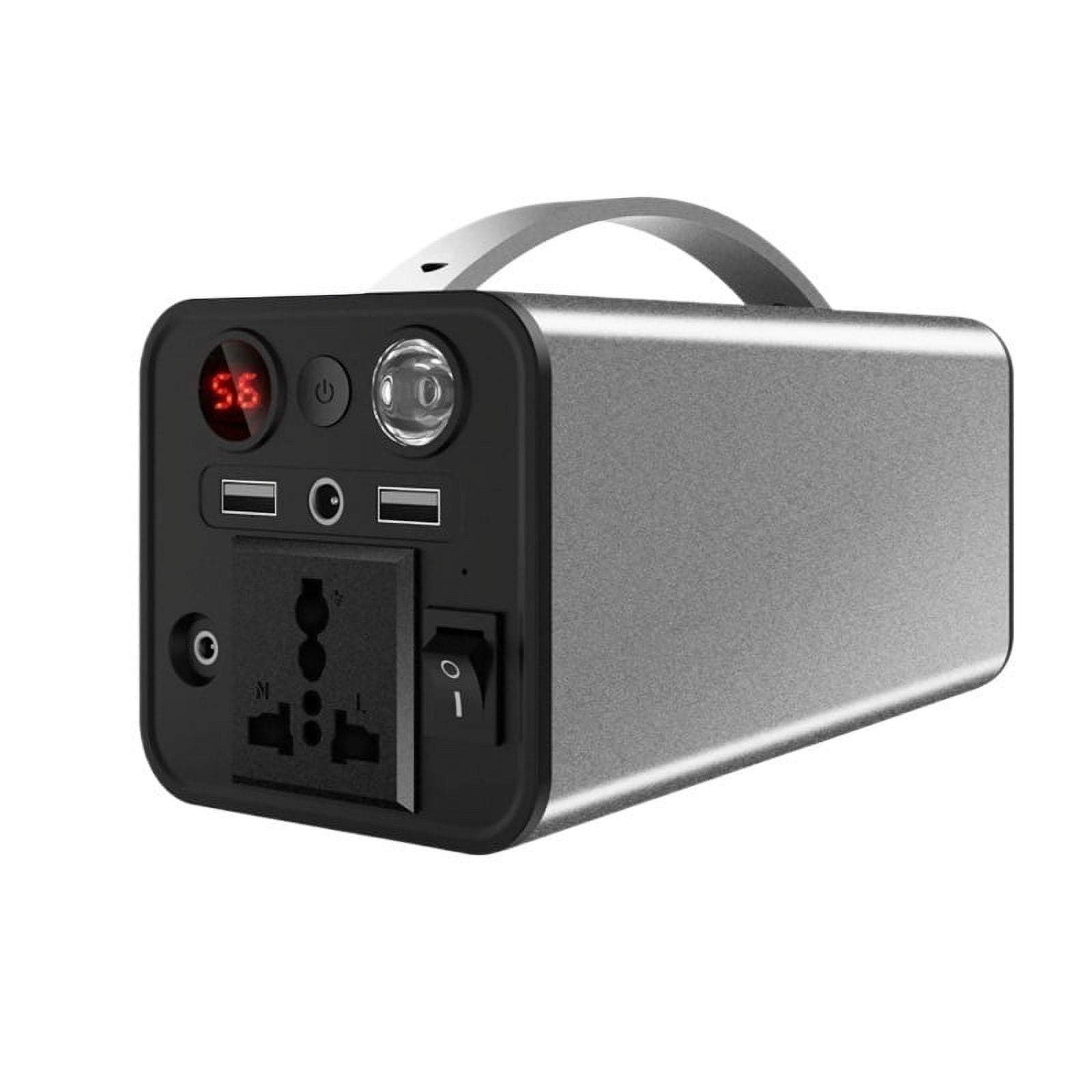 180W Mobile Power Station Solar Generator 110V Portable Power Bank ...